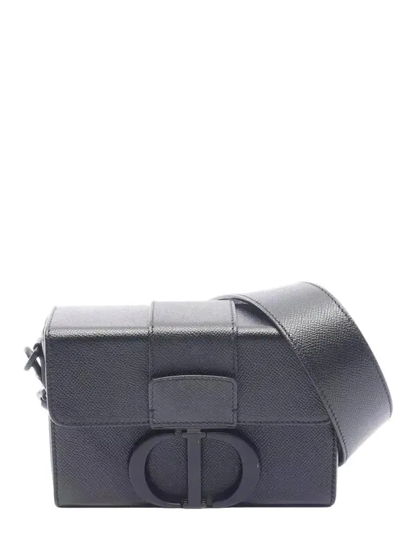 Dior 30 Montaigne Shoulder Bag - Black