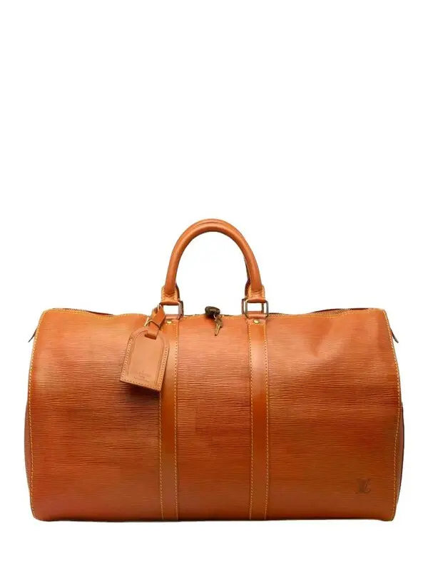 LOUIS VUITTON Epi Keepall 45 Travel Bag - Brown