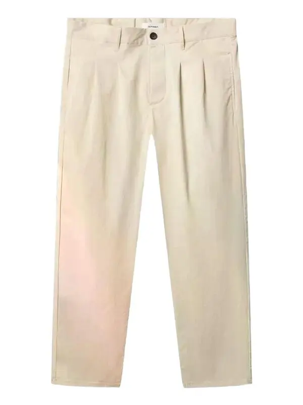 GABBA Pleated Detail Trousers - Neutrals