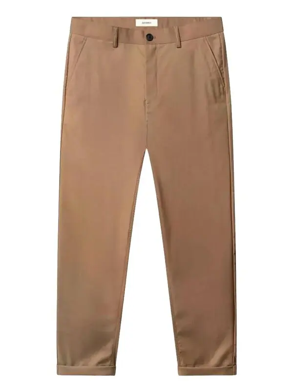 GABBA Joe Turn-up Chinos - Brown