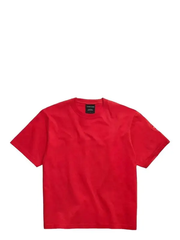 Canada Goose Novo Logo-patch T-shirt - Red