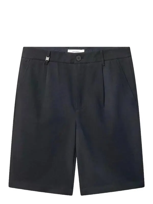GABBA Pleated Tailored Shorts - Blue