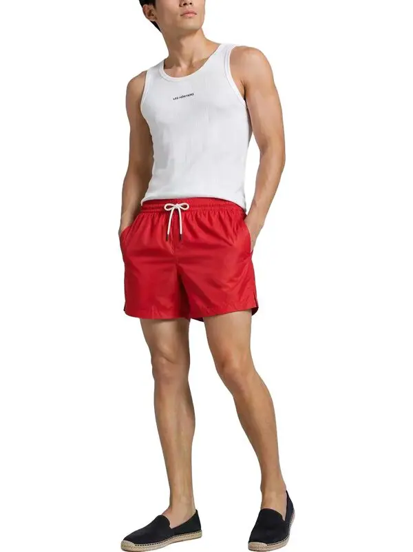 LES HÉRITIERS Drawstring Swim Shorts - Red