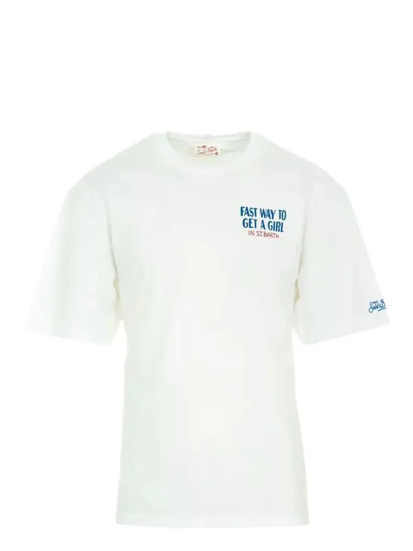 MC2 SAINT BARTH Graphic-print T-shirt - White