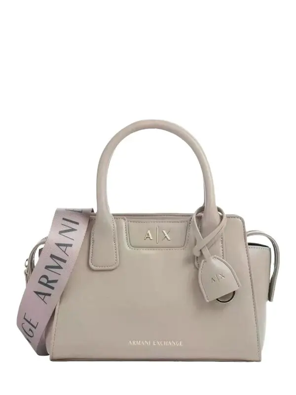 Armani Exchange Logo-strap Tote Bag - Neutrals