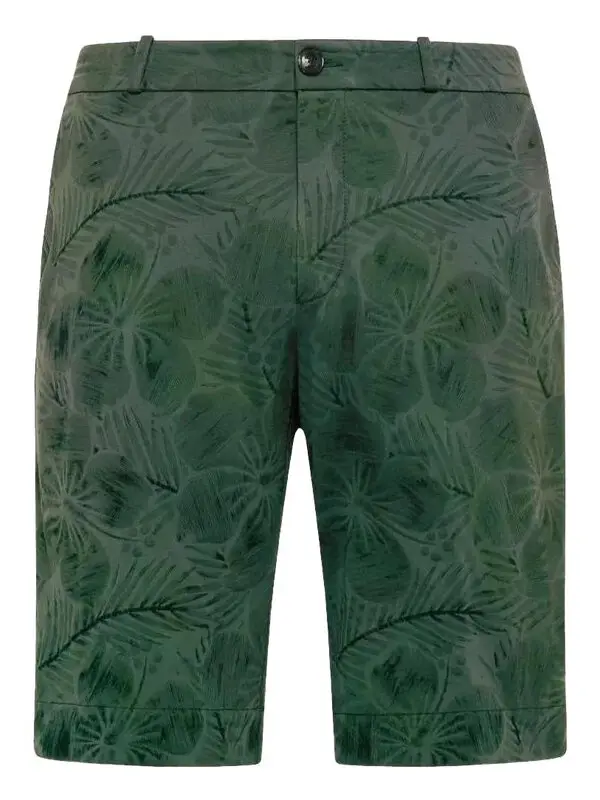 RRD Velvetflex Jo Floral-print Shorts - Green