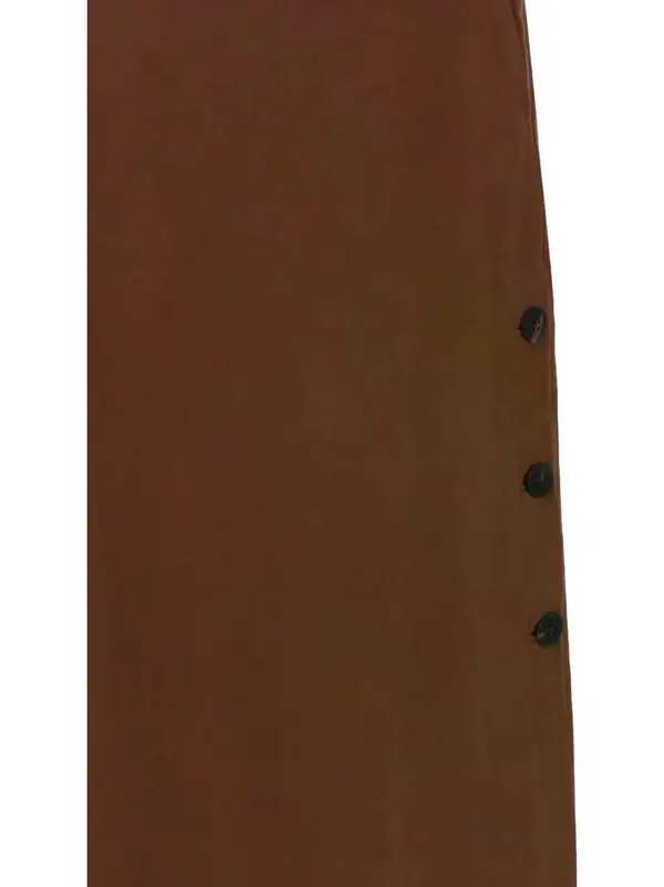 Max Mara A-line Maxi Skirt - Brown