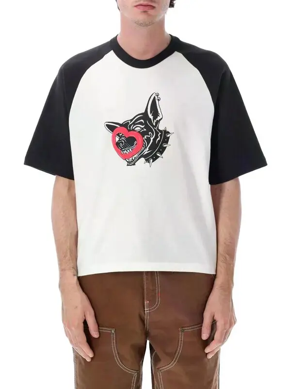 VANS Dayana Dog Face Graphic-print T-shirt - White