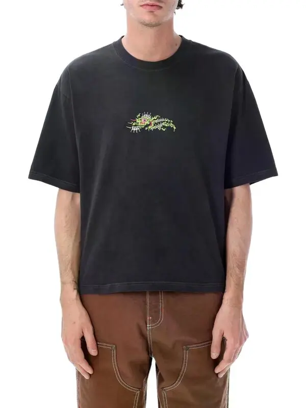 VANS Wreckpack Claw Peace Graphic-print Crew-neck T-shirt - Black