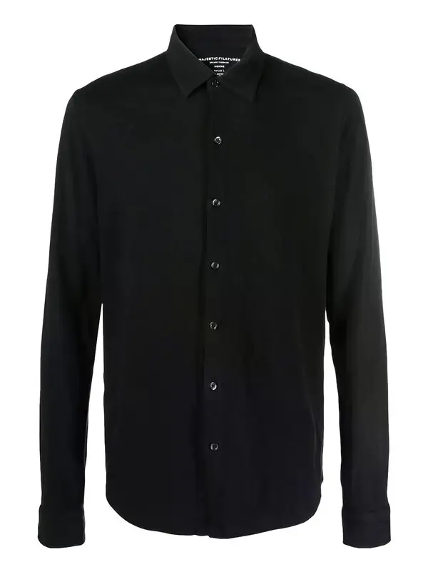 Majestic Filatures Stretch-fit Shirt - Black