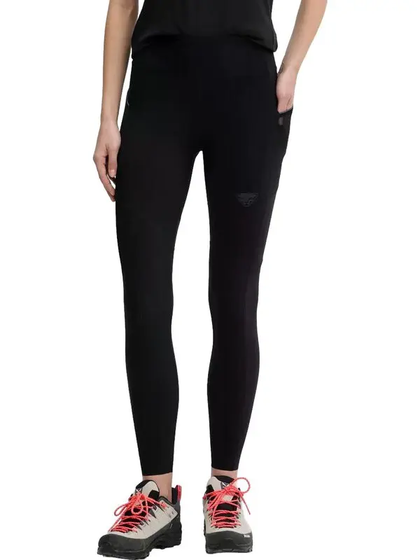DYNAFIT Ultra Logo Print Leggings - Black