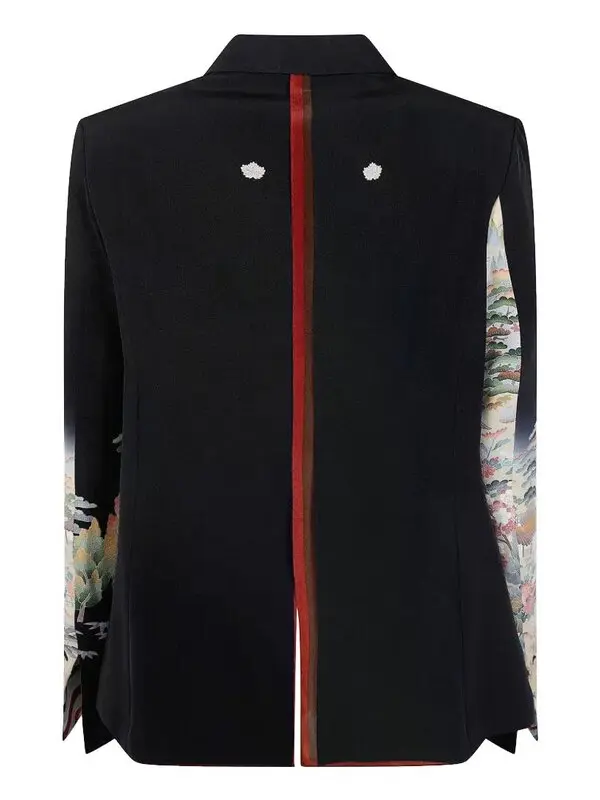 IBRIGU Double-breasted Blazer - Black