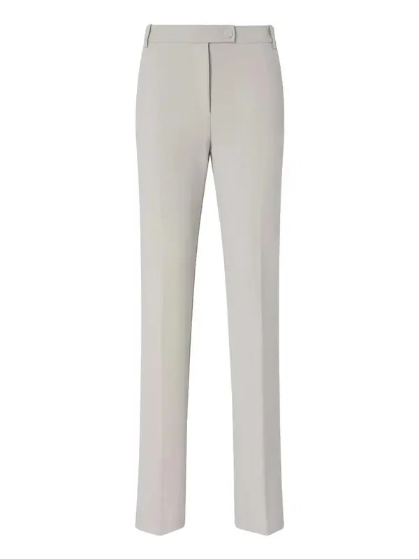 Pinko Straight Leg Zip Trousers - Grey