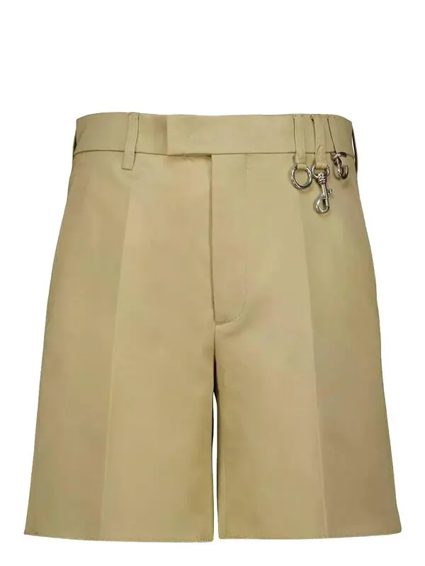 Miu Miu Pressed-crease Shorts - Neutrals