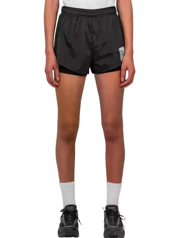 Satisfy Layered Design Shorts - Black