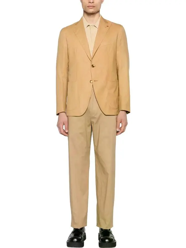 Tagliatore Peak-lapels Single-breasted Blazer - Neutrals