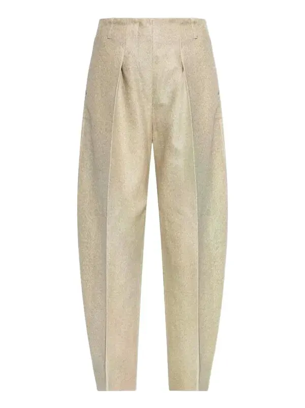 Jacquemus The Ovalo Curved Pants - Neutrals