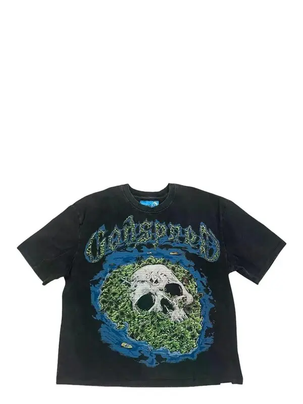 GODSPEED Skull Island 2 Graphic-print T-shirt - Black