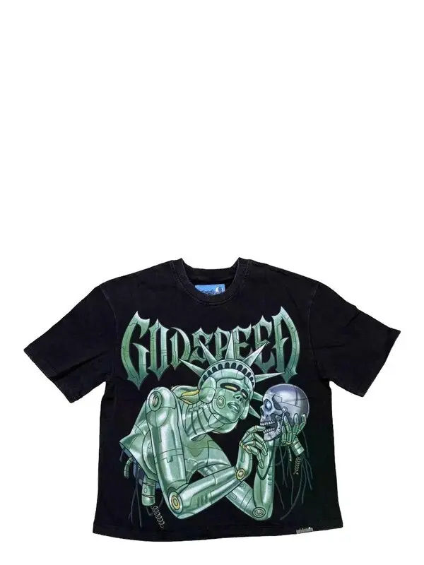 GODSPEED Freedoms Protocols Graphic-print T-shirt - Black
