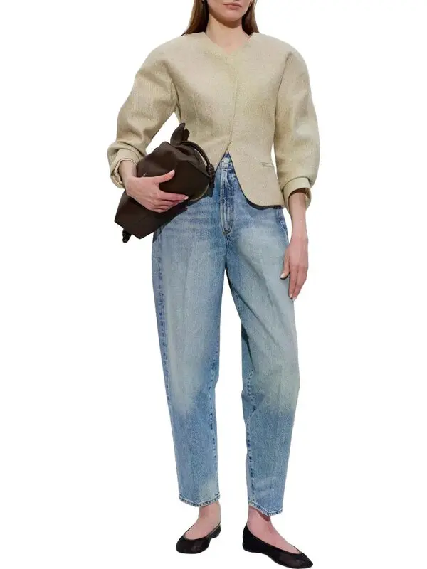 AGOLDE Faded Effect Tapered Leg Jeans - Blue