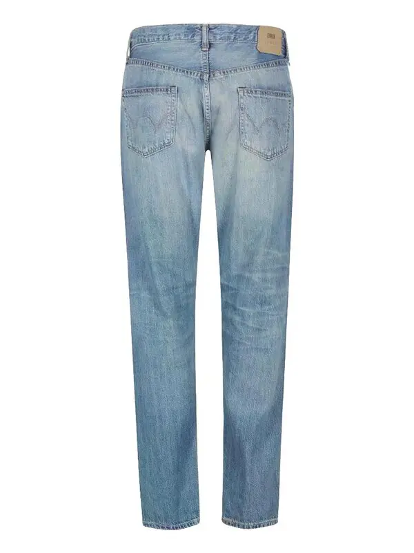 Edwin Faded Effect Straight-leg Jeans - Blue