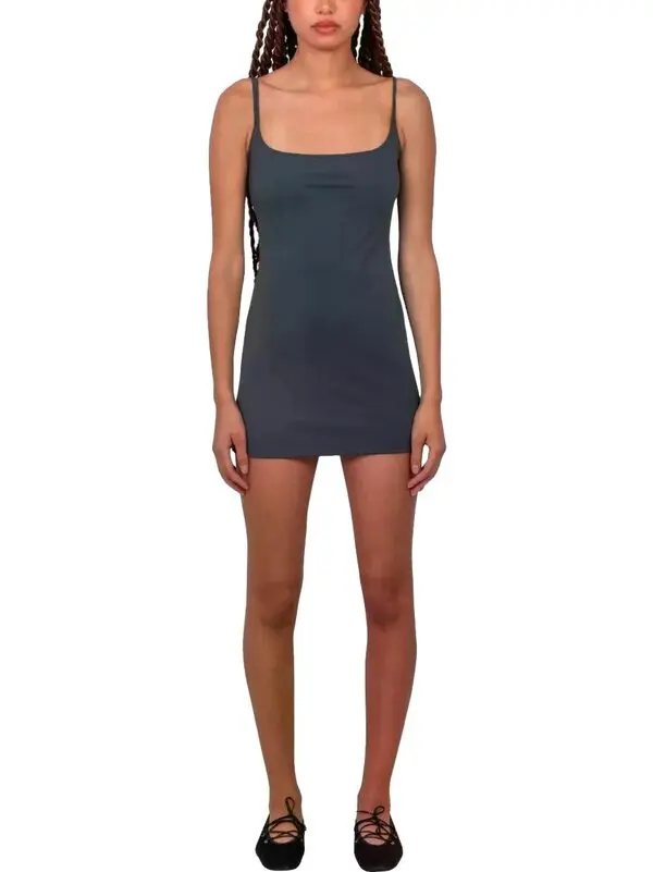 Gimaguas Lula Spaghetti-strap Mini Dress - Grey