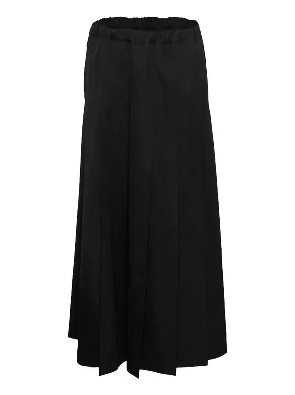 Comme Des Garçons Pleated Palazzo Pants - Black