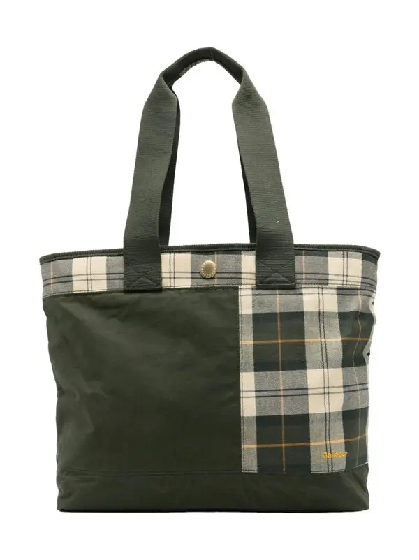 Barbour Patchwork Tote Bag - Black