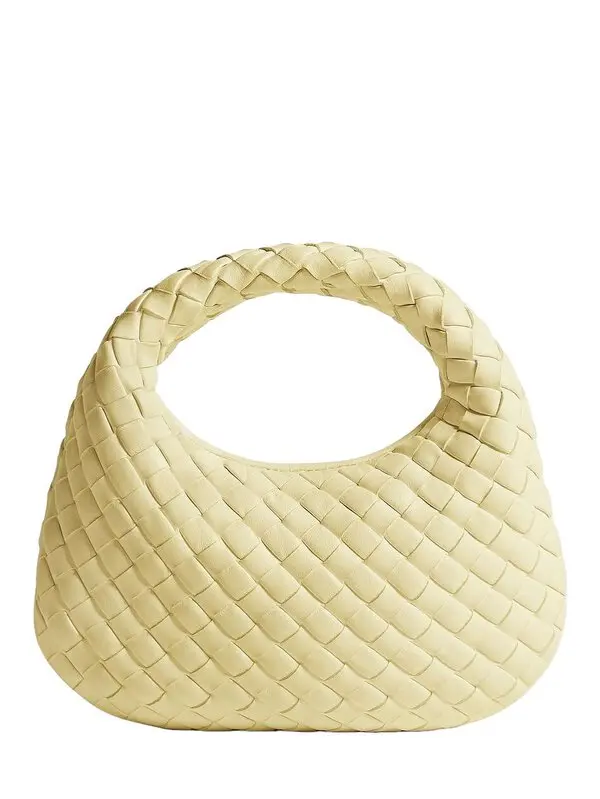 Bottega Veneta Baby Veneta Top Handle Bag - Butter Yellow