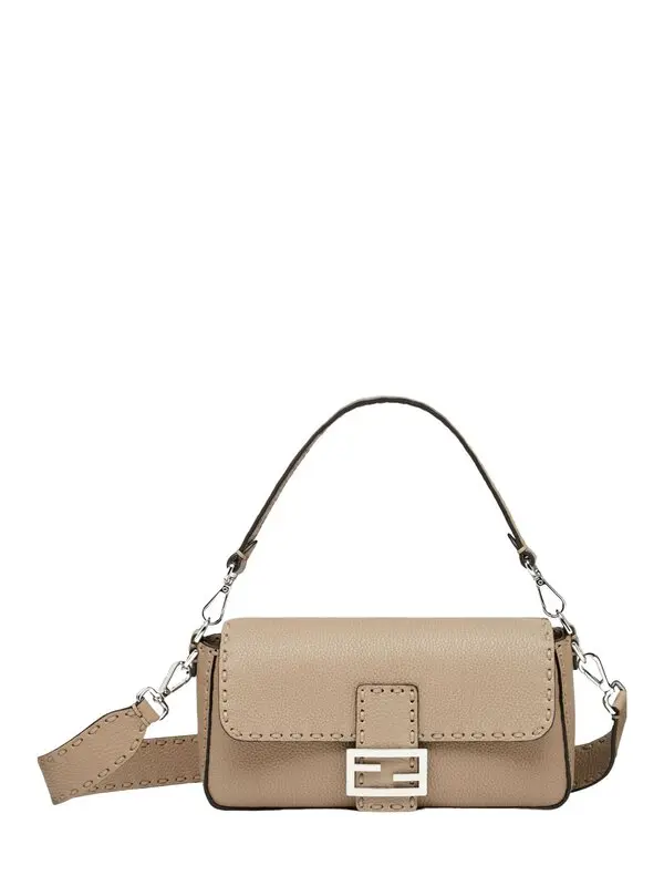 Fendi Medium Iconic Baguette Bag - Gray
