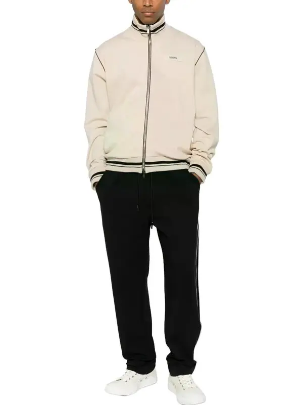 Iceberg Pocket Drawstring Track Pants - Black