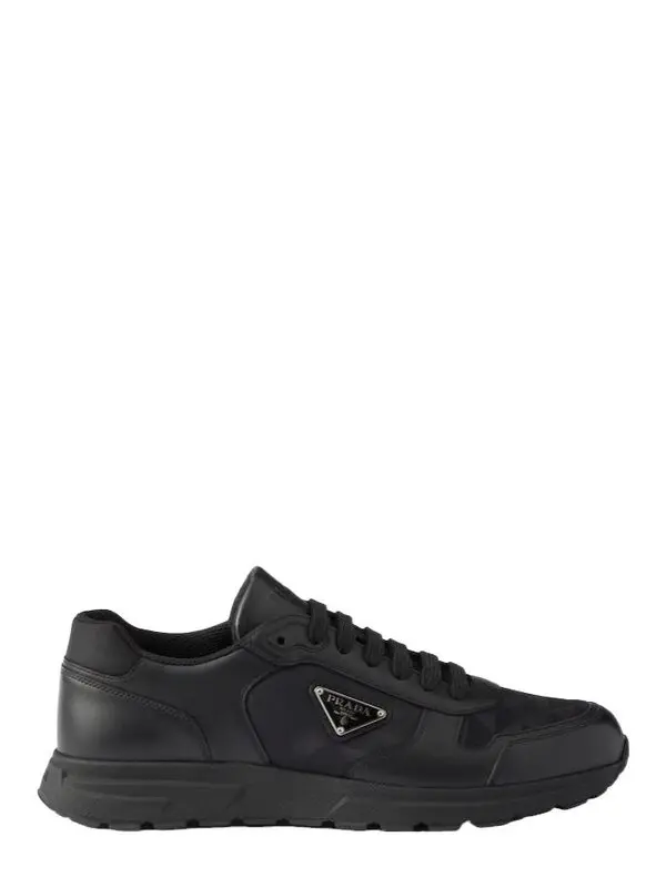 Prada Re-nylon Lace-up Sneakers - Black