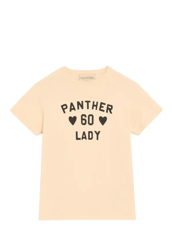 Valentino Garavani Panther Lady T-shirt - Nude
