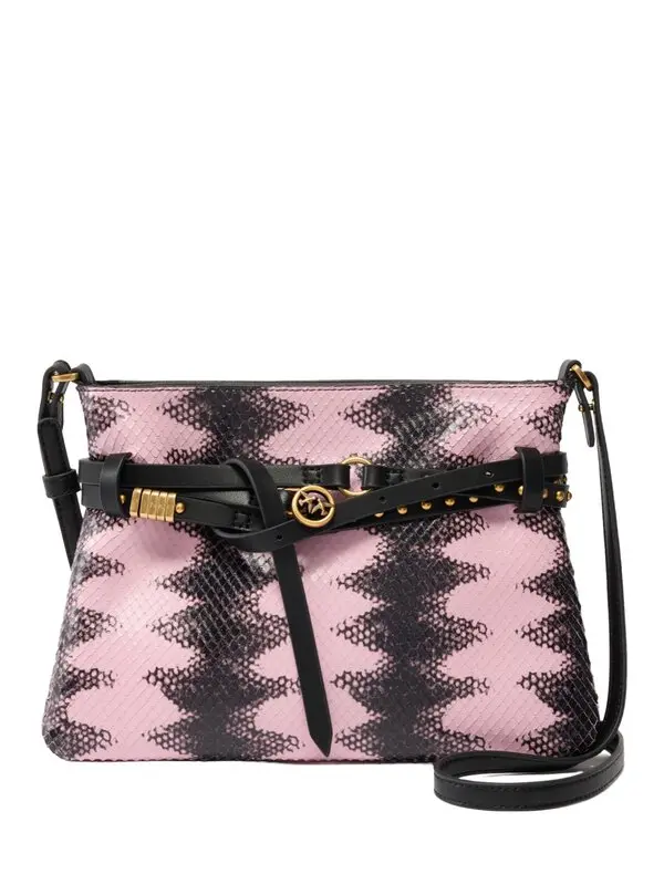 Pinko Printed Single-shoulder Bag - Black