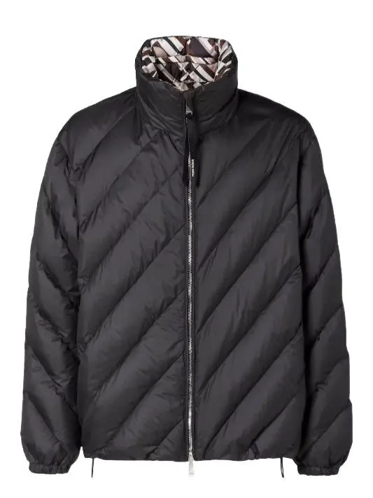 Fendi Reversible Quilted Nylon Down Jacket - Black