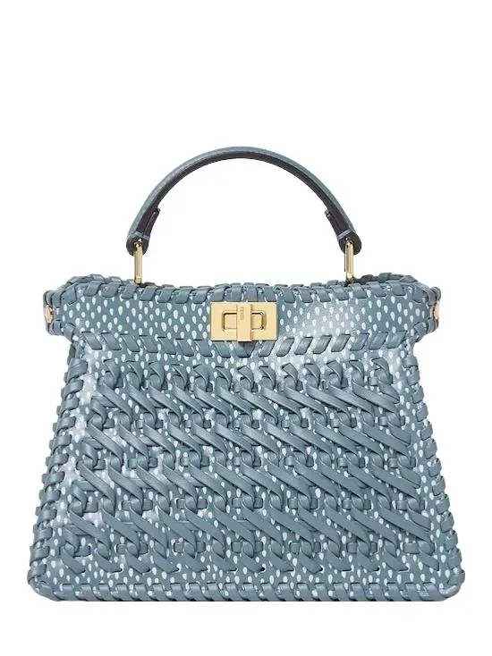 Fendi Peekaboo Iseeu Petite Baguette Bag - Mercury Blue