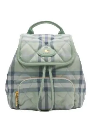 Burberry Mini Quilted Backpack - Sepiolite Green