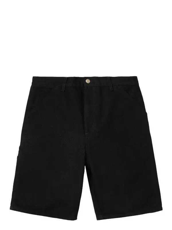 Carhartt Work In Progress Logo Patch Chino Shorts - Black