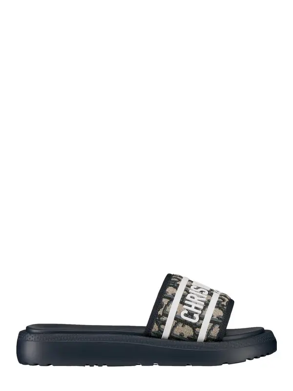 Dior Riviera Dway Slide Sandals - Dark Blue