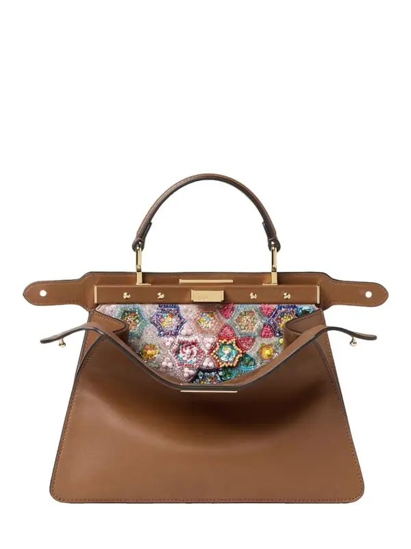Fendi Peekaboo Iseeu Small Bag - Light Brown