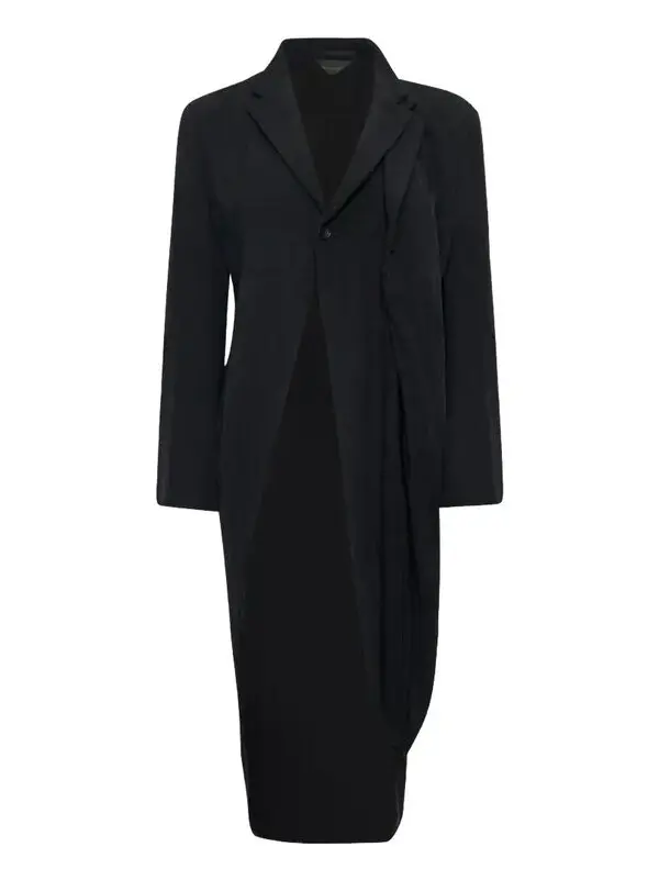Comme Des Garçons Draped Asymmetric Jacket - Black