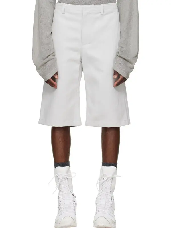 RIER Belt Loop Shorts - White