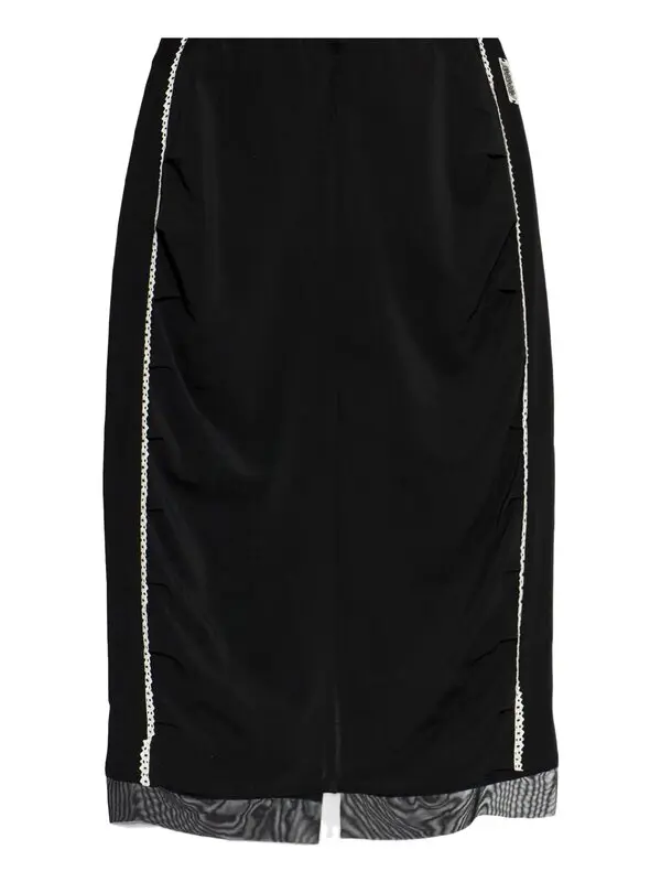 AVAVAV Sequin Embellishment Midi Skirt - Black