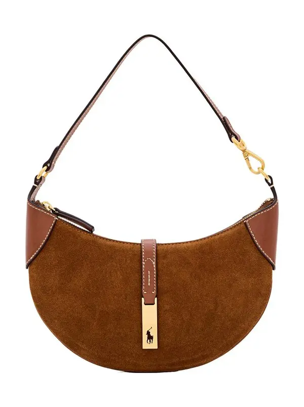 Polo Ralph Lauren Zipped Shoulder Bag - Brown