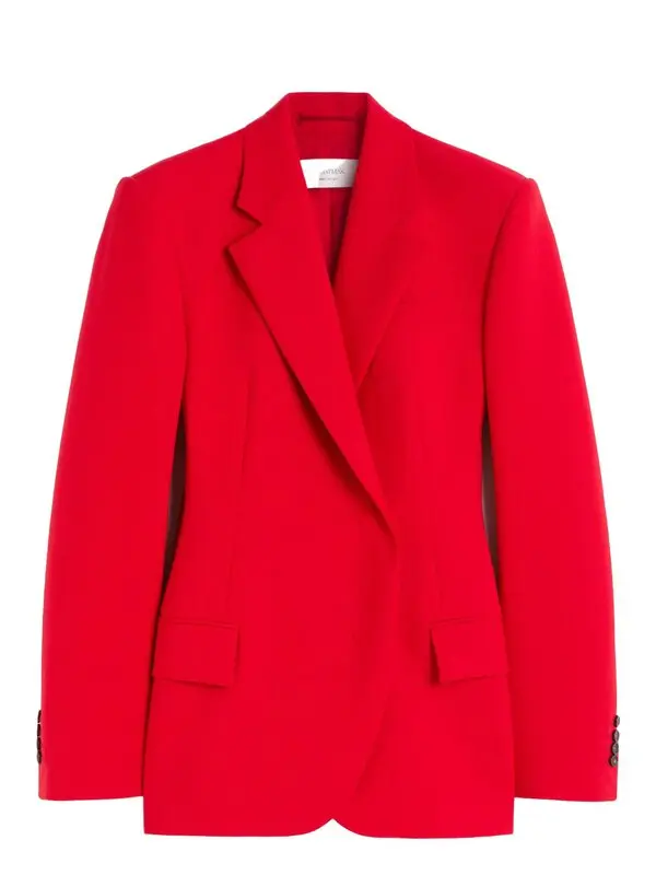 Sportmax Double-breasted Blazer - Red