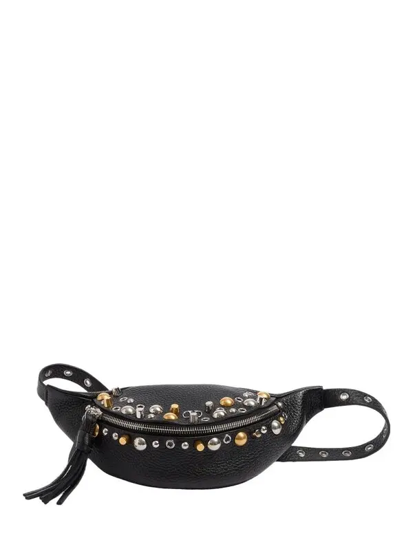 Valentino Garavani Studded Zip-up Belt Bag - Black
