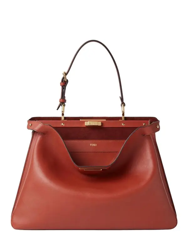 Fendi Sienna Leather Bag - Brown
