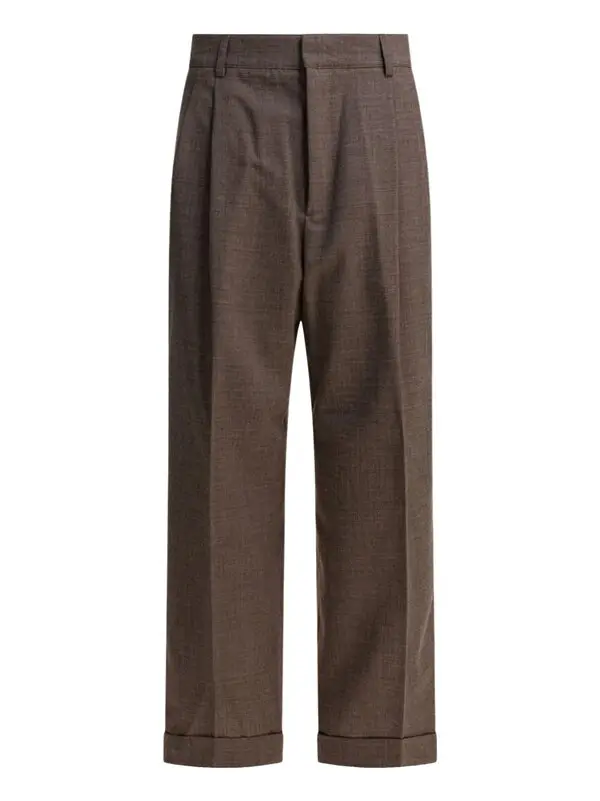 Soeur Watson Wide-leg Trousers - Brown