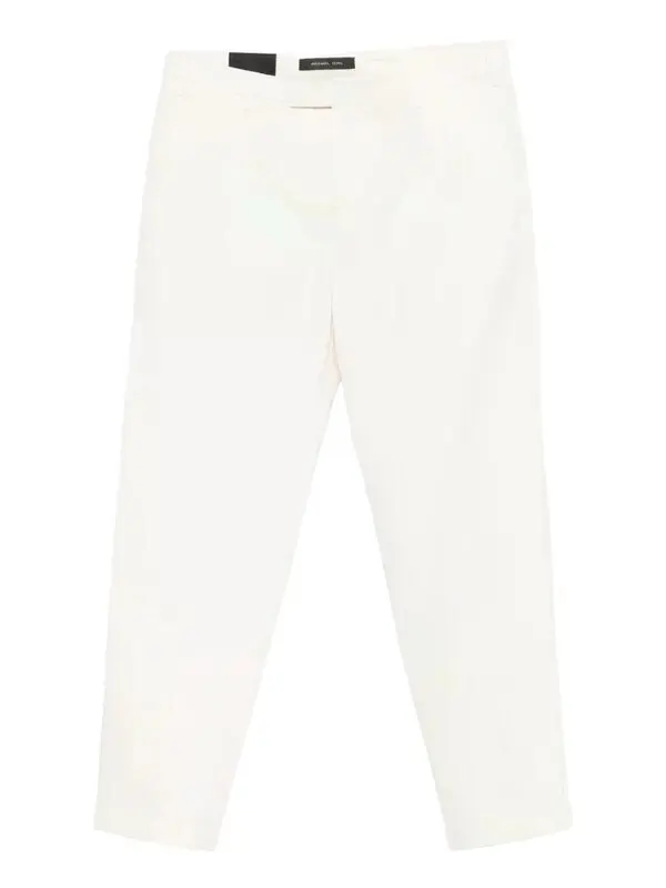MICHAEL COAL Belt-loop Pocket Trousers - Neutrals