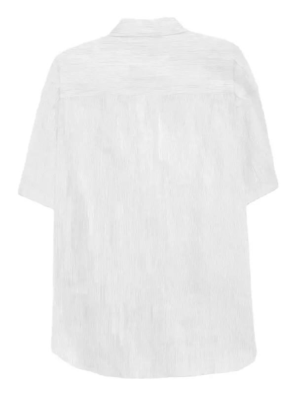 AMISH SUPPLIES Striped Short-sleeve Shirt - Neutrals